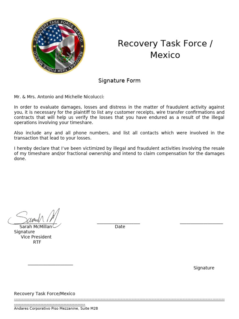 3-Signature Form | PDF