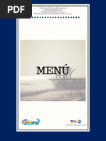 Menú Ecuaviche 2025 | PDF | Cocina latinoamericana | Ingredientes de comida