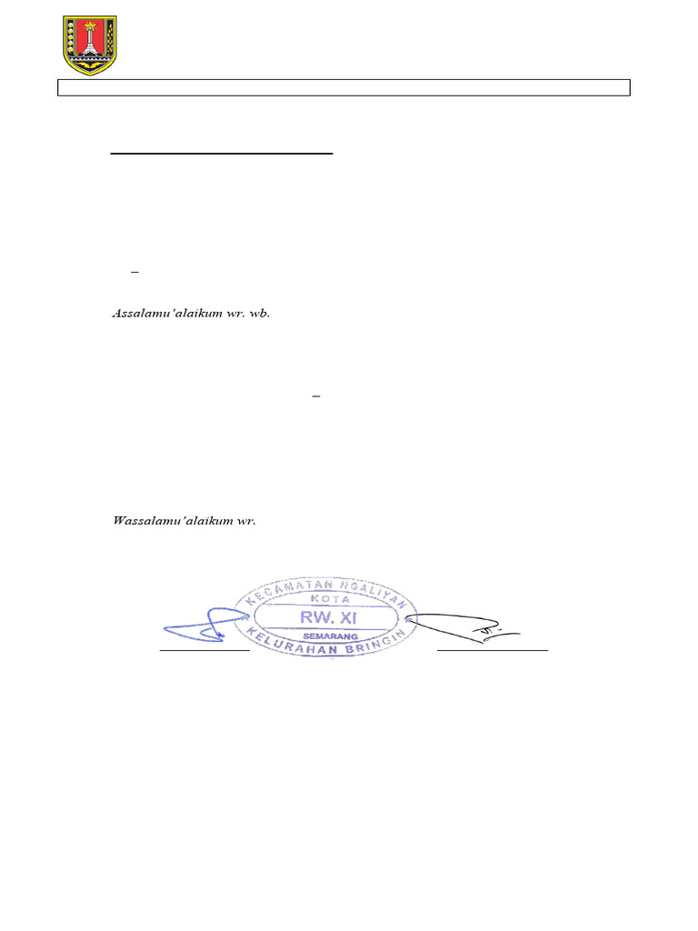 RW Undangan Rapat-02u | PDF