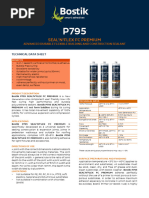 Technical Data Sheet - BOSTIK Rugby Original | PDF | Adhesive | Materials