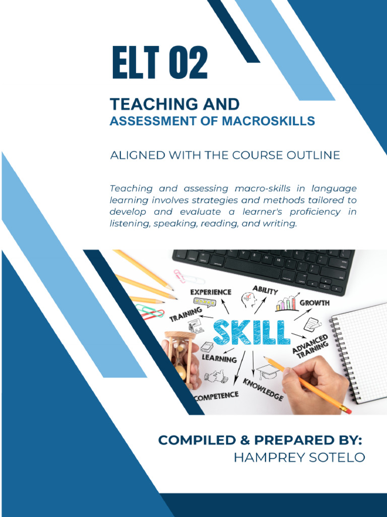 Elt 02 Teaching and Assessment of Macroskills 1 | PDF | Reading Comprehension | Vocabulary
