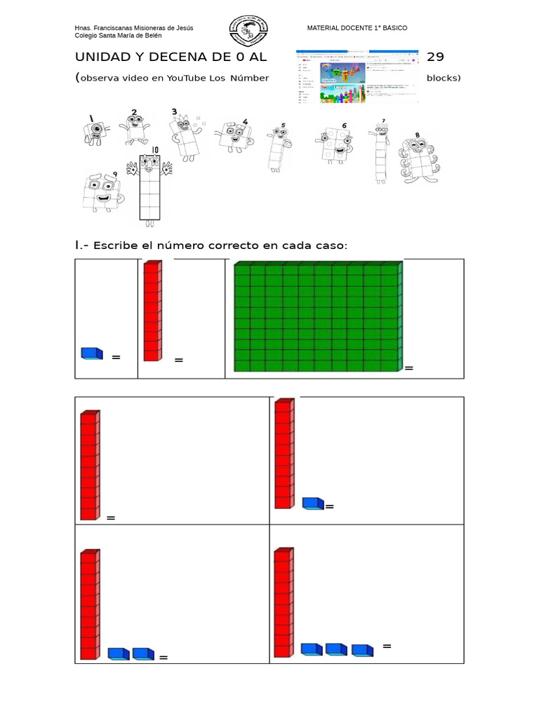 Uidad y Decena 20 | PDF