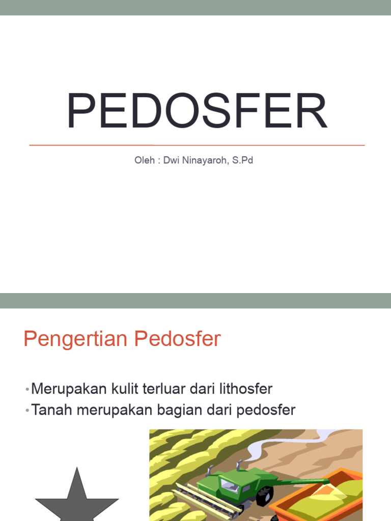 Definisi dan Klasifikasi Pedosfer | PDF