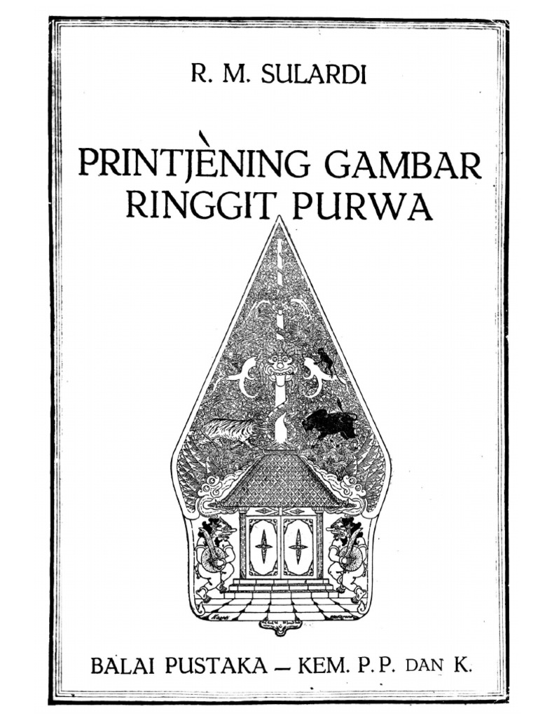 R. M. Sulardi - Printjening Gambar Ringgit Purwa (Nonwarna) | PDF