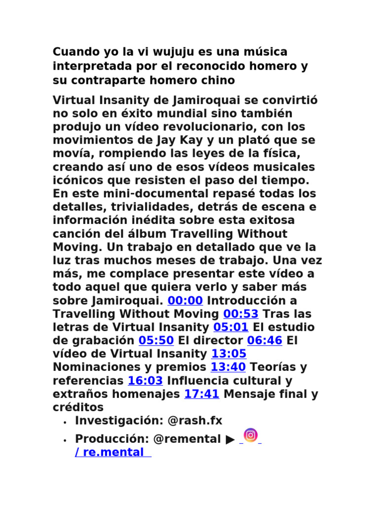 Cuando Yo La VI Wujuju Es Una Música Interpretada Por El Reconocido Homero y Su Contraparte ...