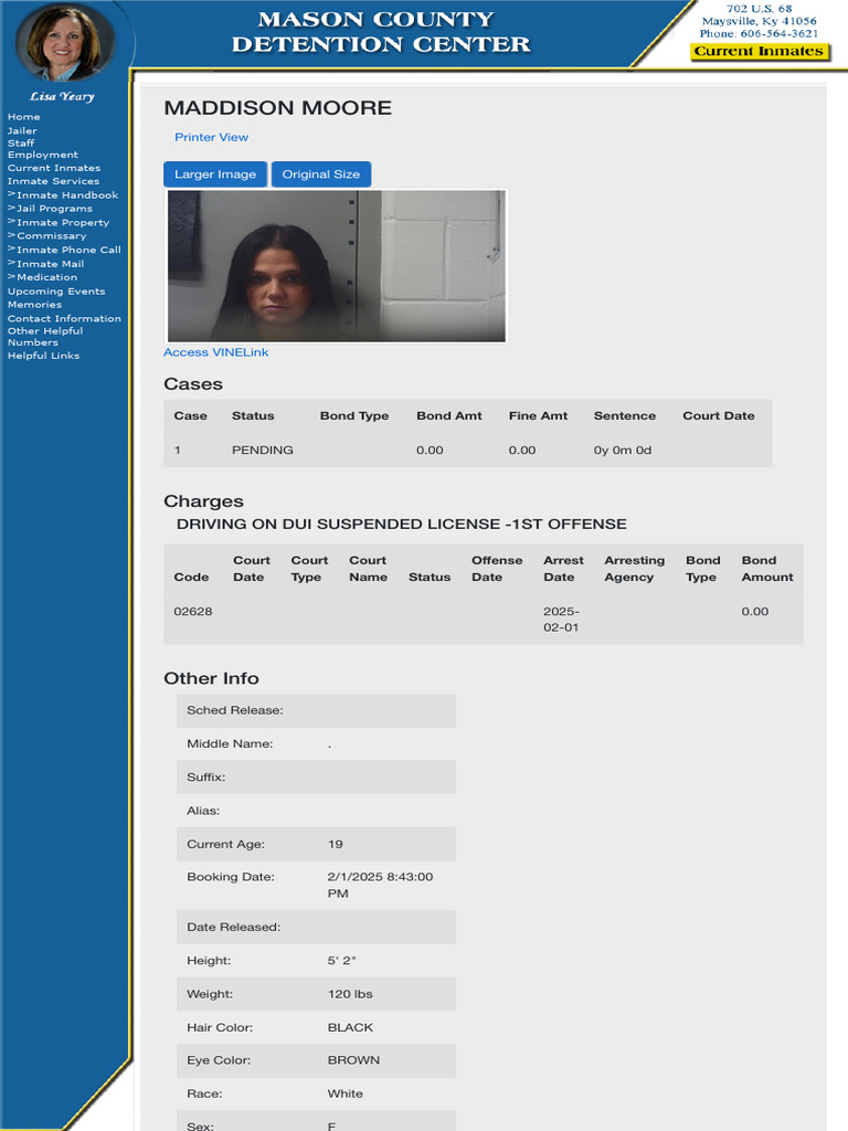 Mason County Detention Center | PDF