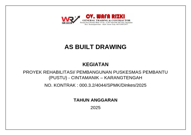 As Built Drawing | PDF