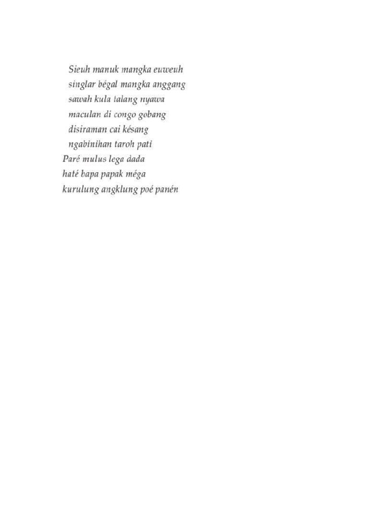Sajak 4 | PDF