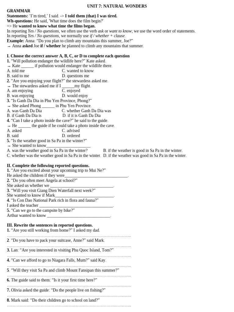 On Tap Hoc Ky 2 Ta 9 Tu Soan | PDF | English Language | Subject (Grammar)
