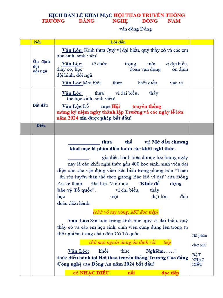 4. MC Dai hoi TDTT_DAP 2024_An-Loc Final | PDF
