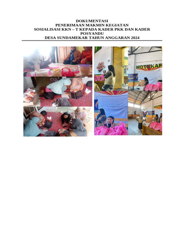 1. DOKUMENTASI KEGIATAN | PDF