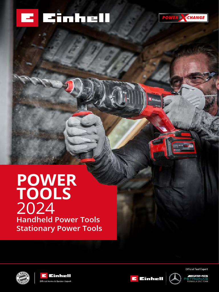 Einhell Services Catalogue Power Tools 2024 en | PDF | Drill | Battery Charger