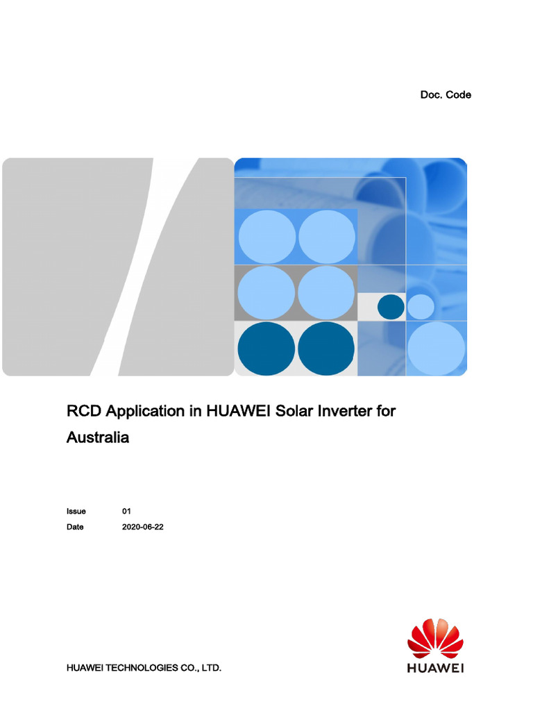 RCD Application Inverter Au | PDF | Photovoltaic System