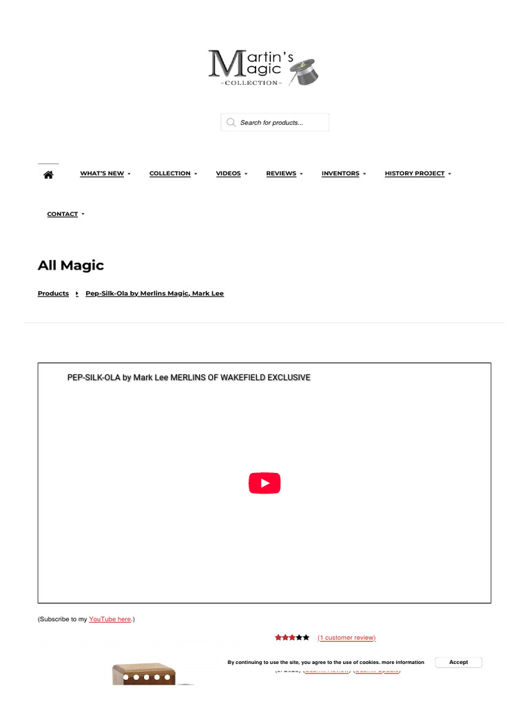 Pep-Silk-Ola by Merlins Magic, Mark Lee | PDF