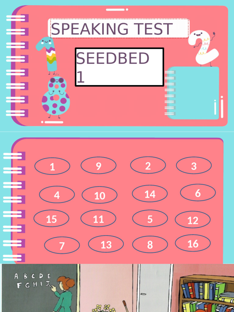 Speaking Test Seedbed 1 - 2nd Final Test | PDF