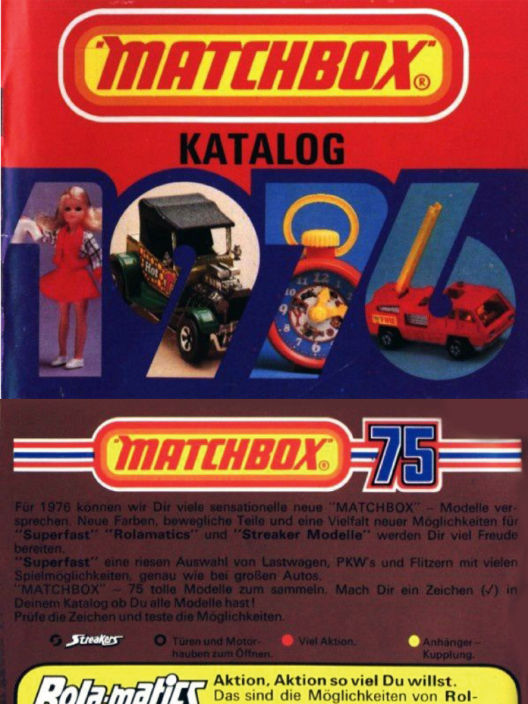 Matchbox 1976 Alemania | PDF