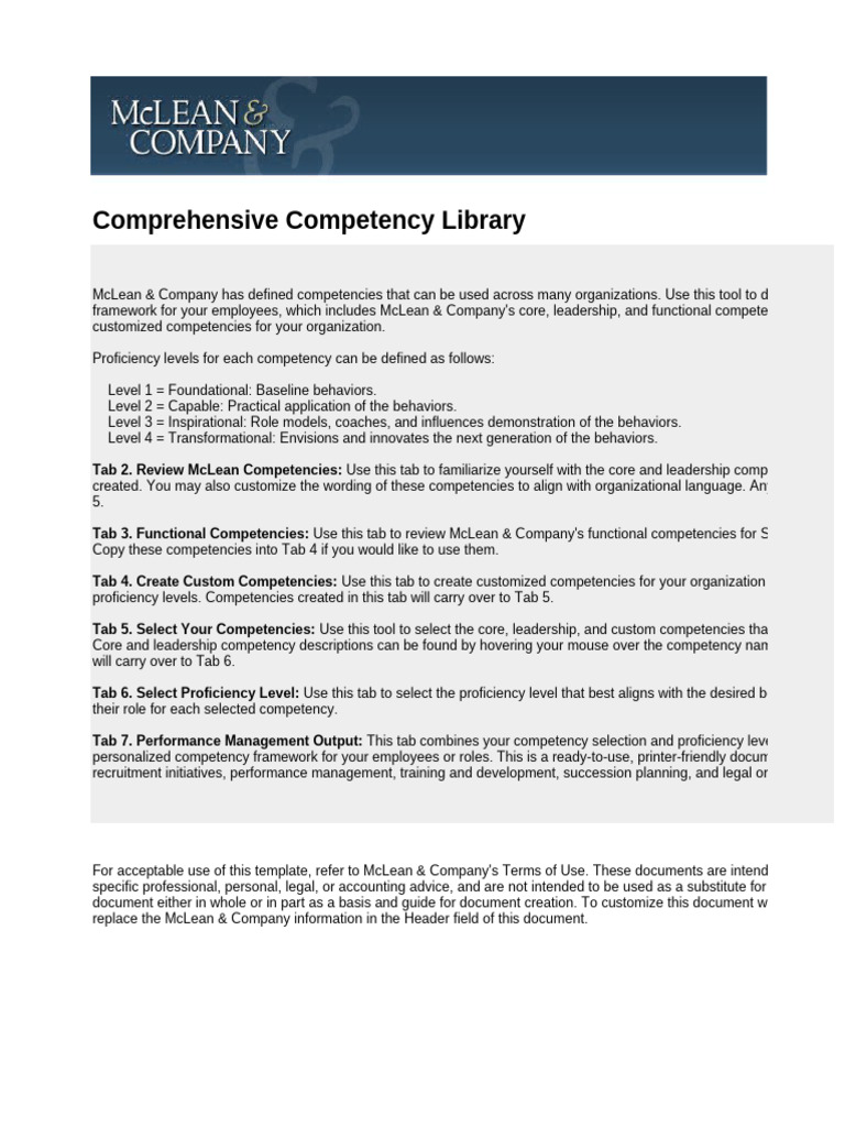 04 Comprehensive Competency Library | PDF | Agile Software Development ...