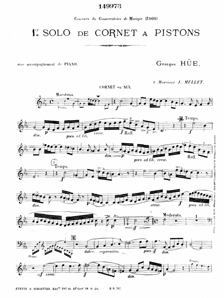 1st Solo de Cornet - Hue | PDF