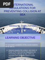 COLREGS - The Rules of The Road | PDF | Traffic | Radar