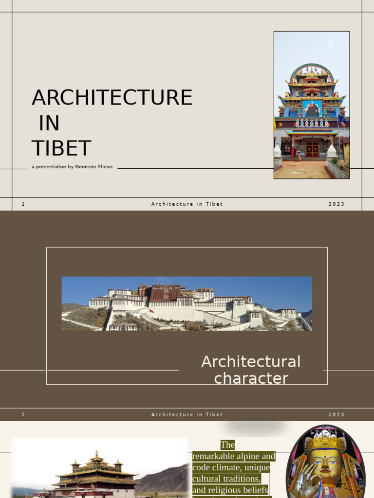 HOA 3 - Architecture in Tibet | PDF | Paintings | Architectural Design