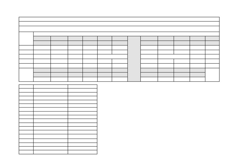 Class - 8 C (TIME TABLE) 2025-26 | PDF