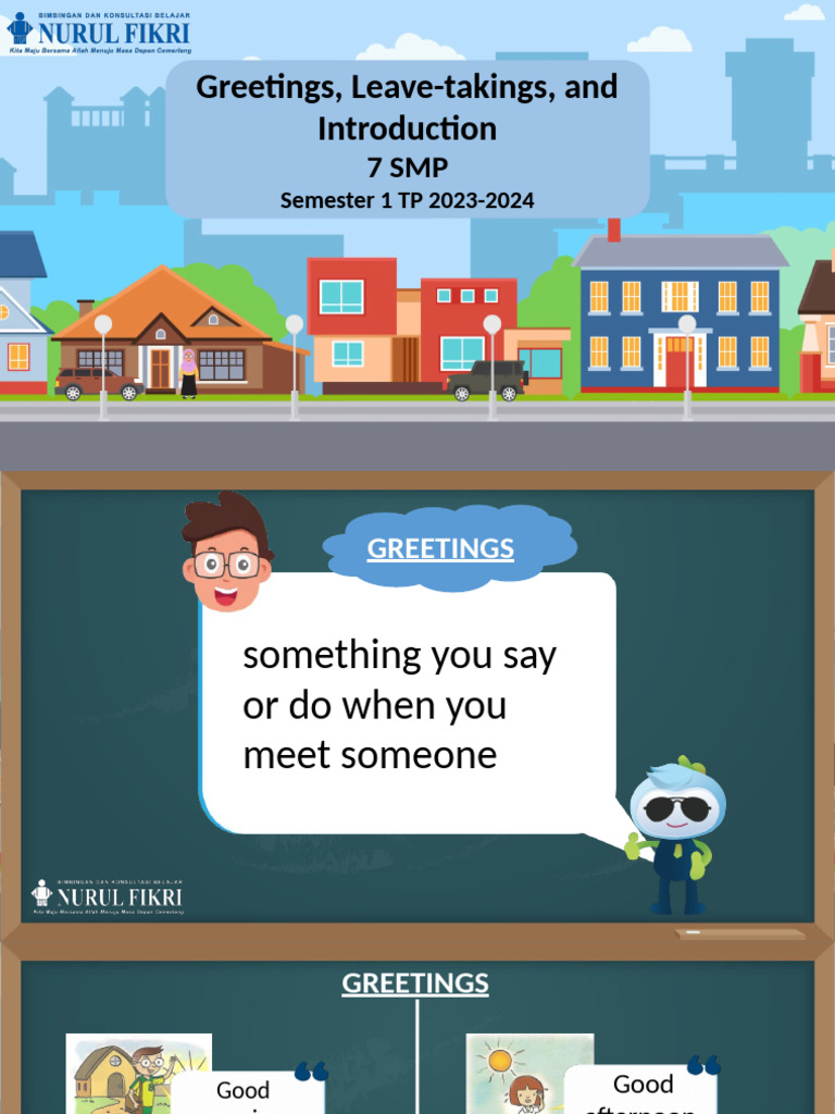 Kls 7-Greetings, Leave-Takings, and Introduction | PDF