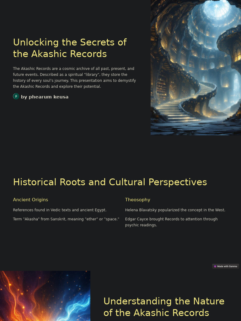 Unlocking The Secrets of The Akashic Records | PDF