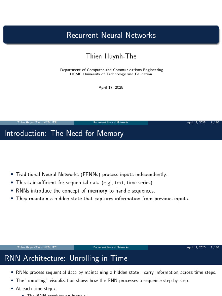 AI Foundation Application-RNN | PDF | Artificial Intelligence | Intelligence (AI) & Semantics