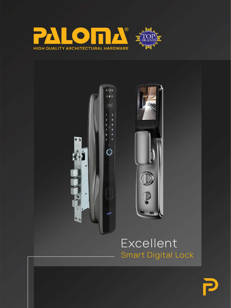 Catalog Lock Digital Lock PALOMA PG Ver.0125 | PDF | Touchscreen | Smartphone