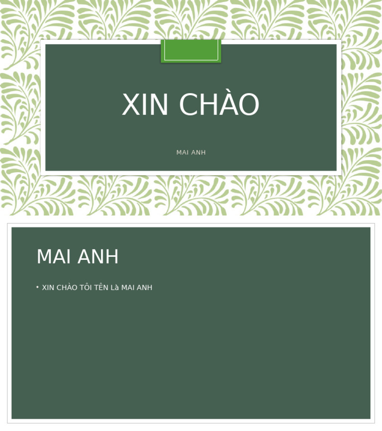 Xin CHÀO | PDF
