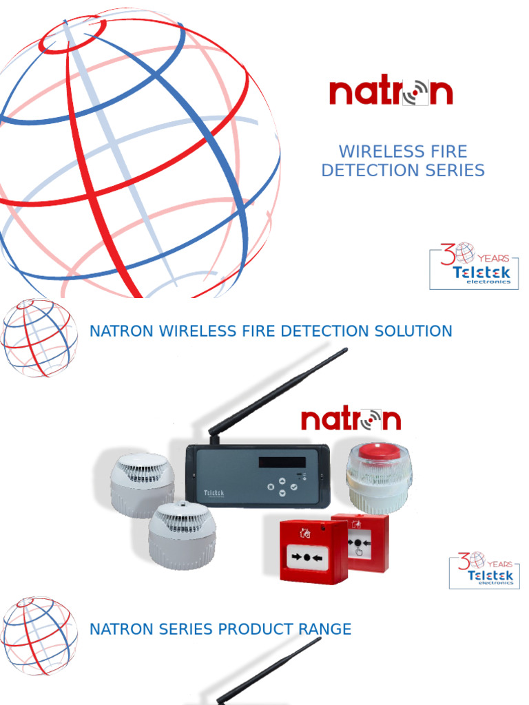 Natron Wireless Fire Detection Solutions | PDF | Wireless | Computer ...