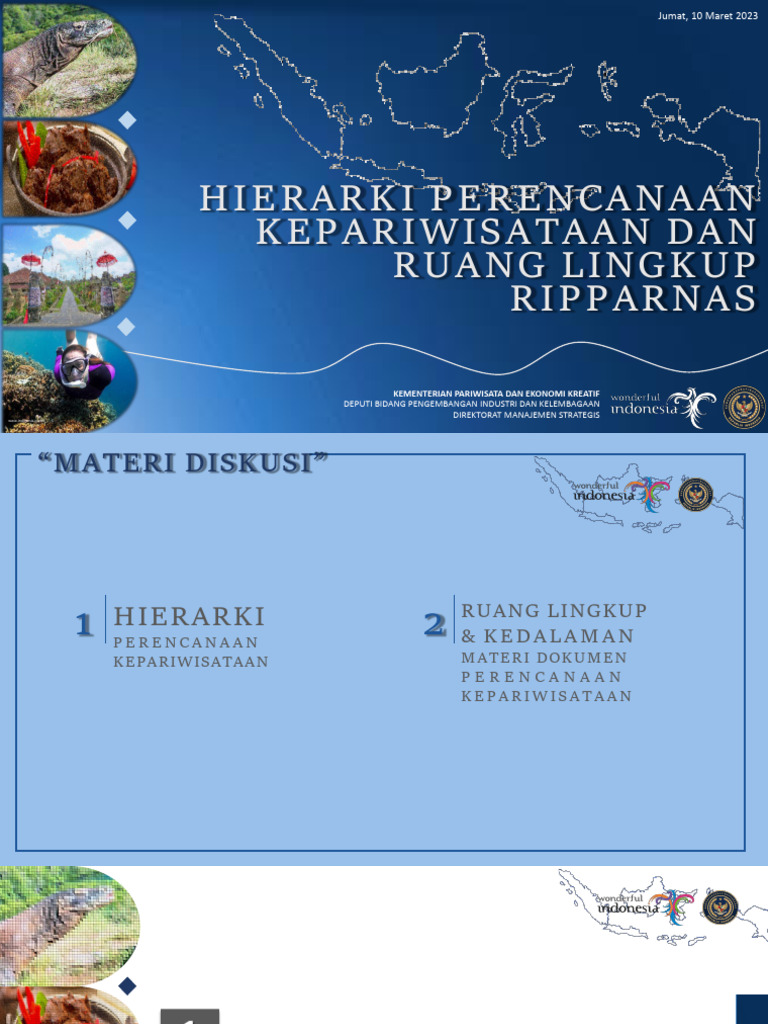 Hierarki Perencanaan Dan Lingkup Ripparnas | PDF