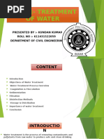 Drinking Water Treatment Flow Chart | PDF