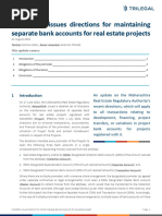 RERA Form 3 Withdrawal Guidelines | PDF | Banks | Lease