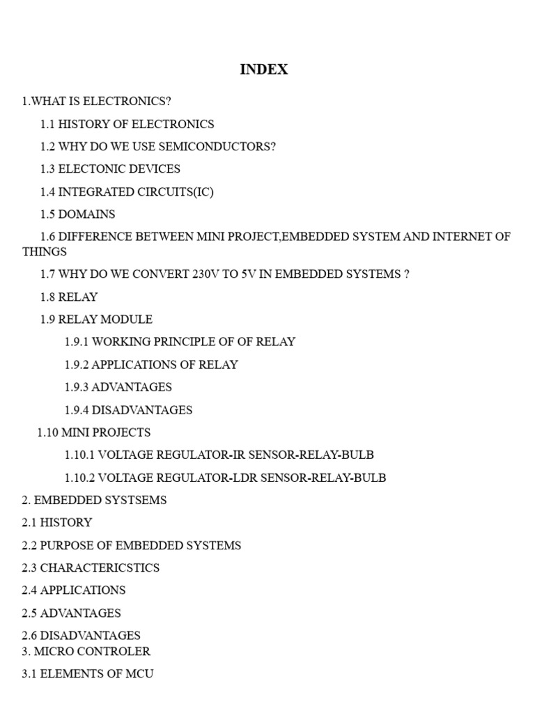 Overview of Electronics and Arduino | PDF | Infrared | Integrated Circuit