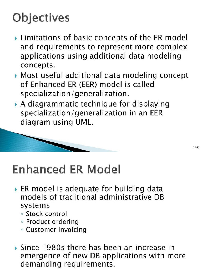 EER Modelling | PDF