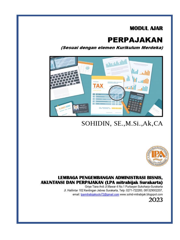Modul Ajar - Perpajakan | PDF