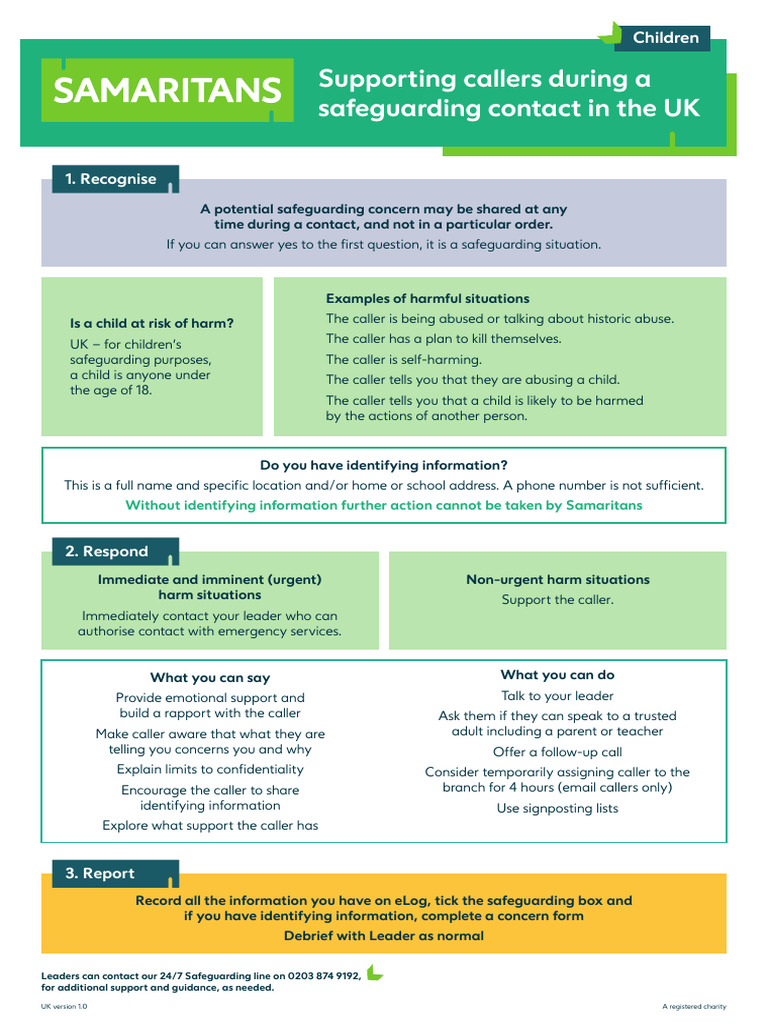 Three Rs Safeguarding UK Child B v1 | PDF | Family | Childhood