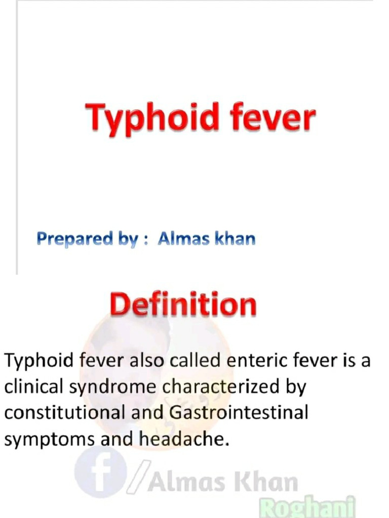 TYPHOID FEVER | PDF