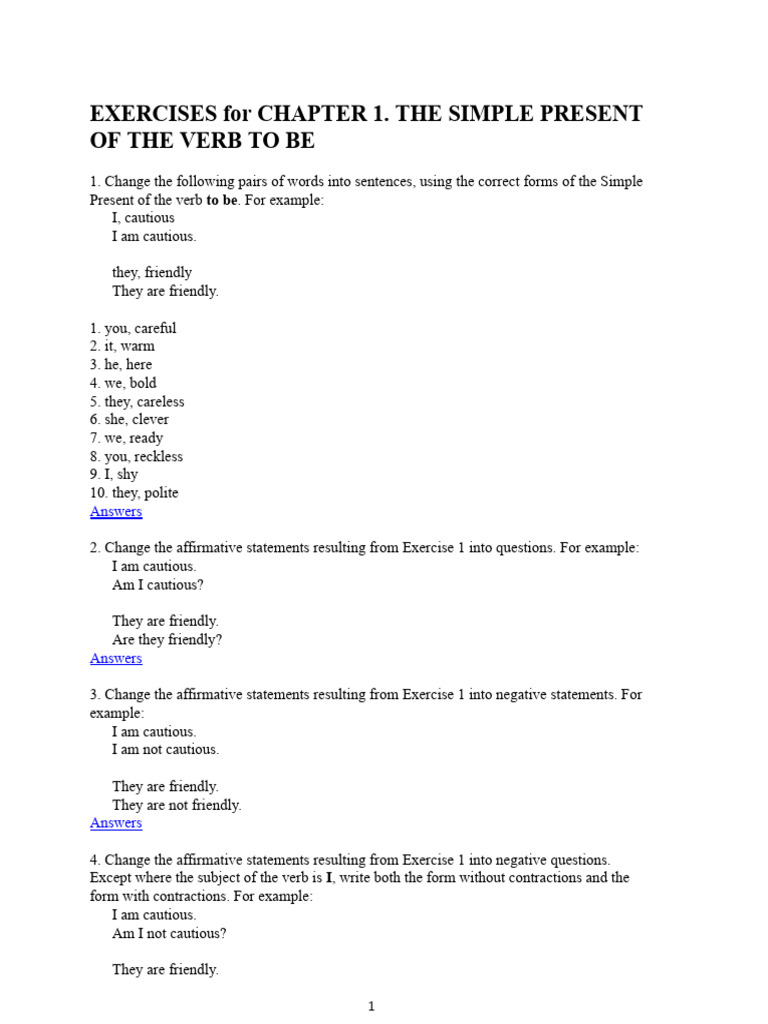 English Grammar Exercises | PDF | Question | Linguistics