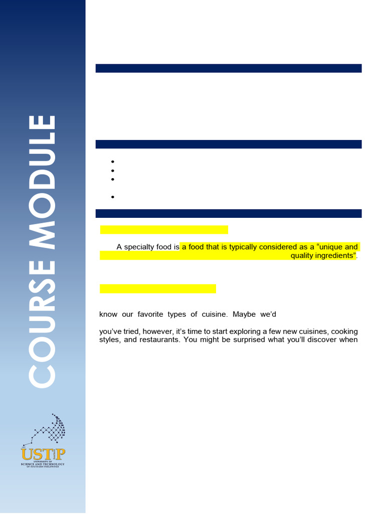 MODULE 8-CoMmercial Cooking | PDF | Pickling | Smoking (Cooking)