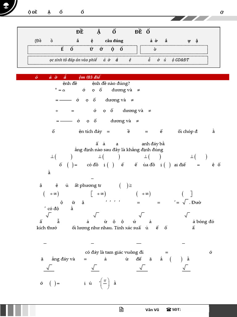 Đề Số 07 2 | PDF