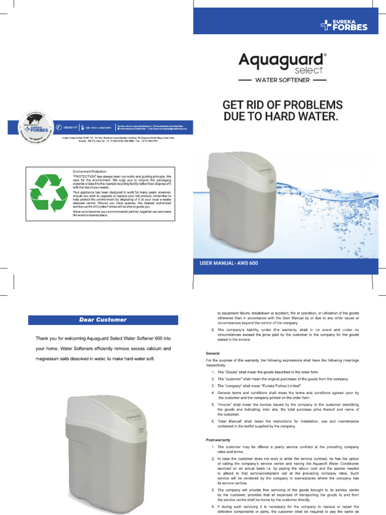 AWS 600 User Manual | PDF