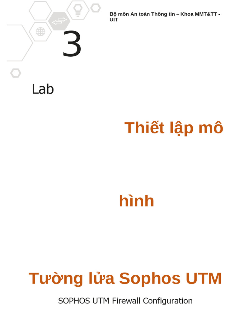 Lab3-Sophos UTM Firewall Configuration | PDF