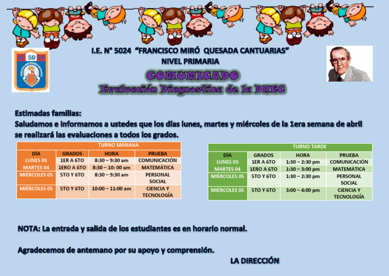 Comunicado Drec | PDF