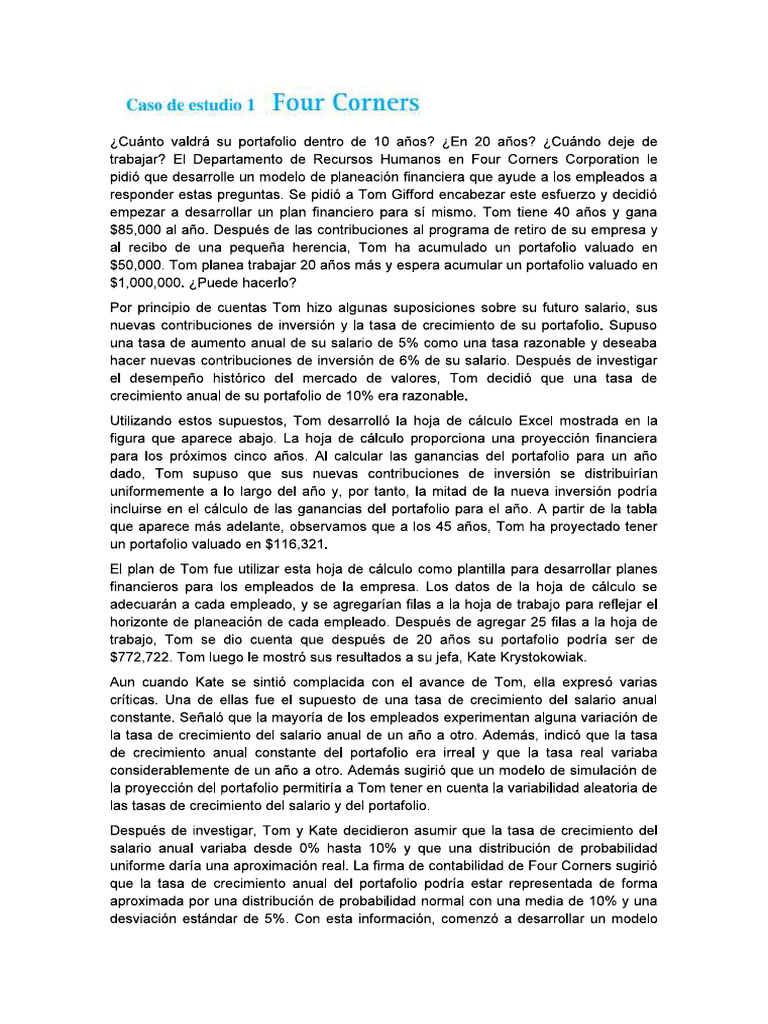 CASO FOUR CORNERS | PDF