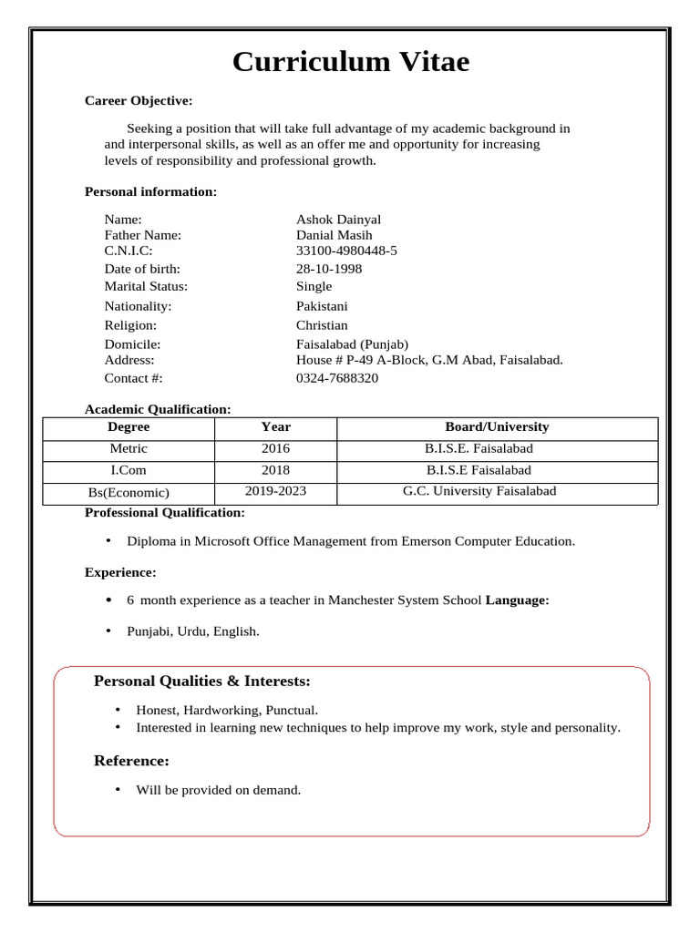 Ashu Cv...... | PDF