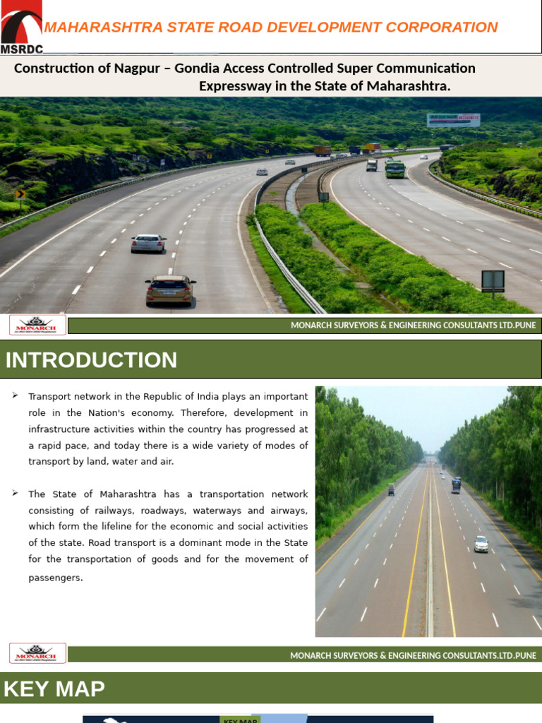 Nagpur Gondia Alternative Alignment | PDF | Controlled Access Highway | Road Transport