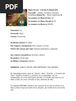 Descubre tu Nahual Maya según tu fecha | PDF | Amor | Semilla