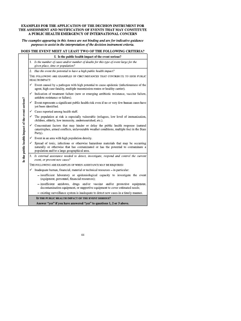 Annex 8 Declaration of Health | PDF